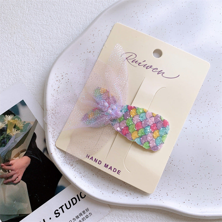 Sparkling Glittery Mermaid Tail Hair Clip – MiniClosetCo